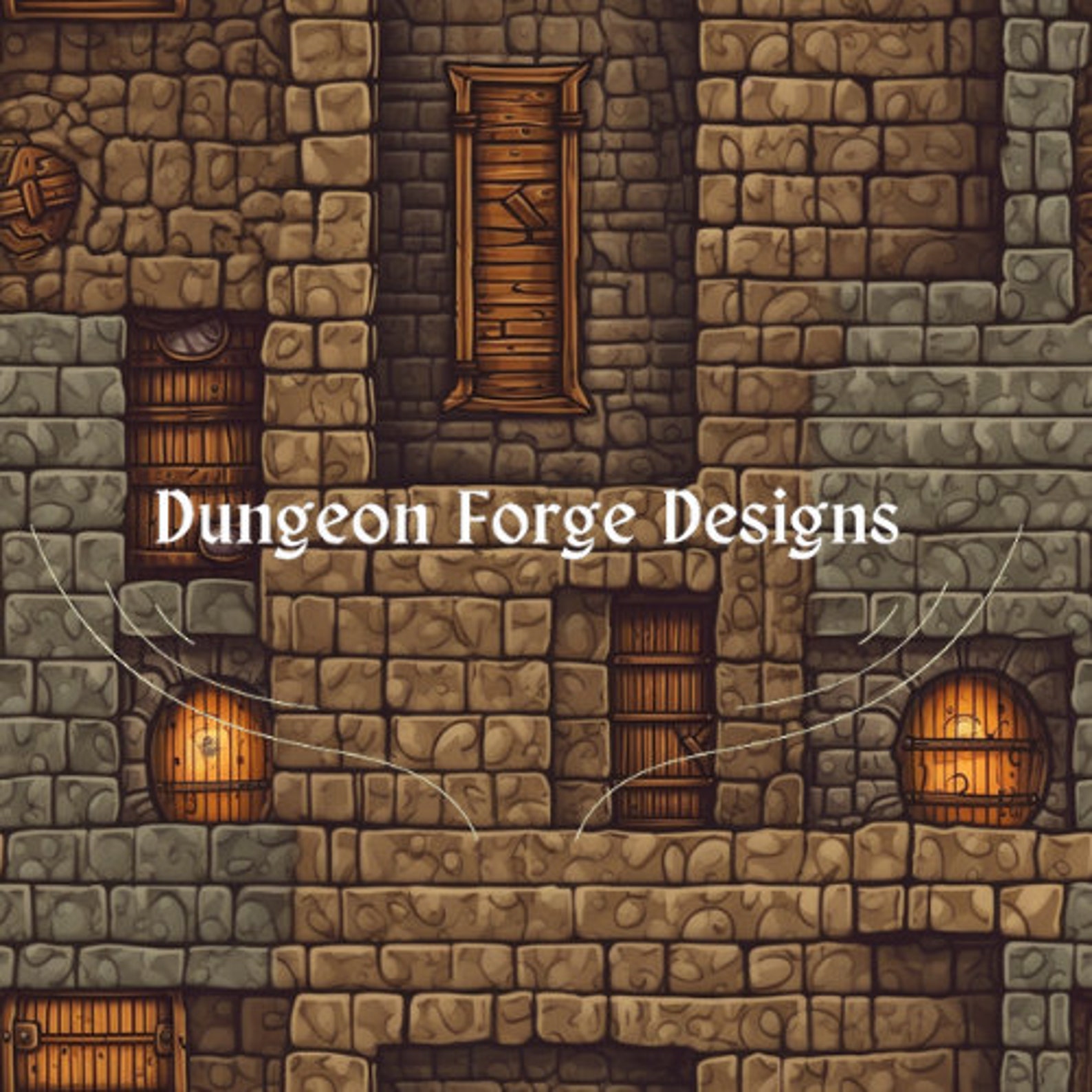 Dungeon Digital Print Patterns, Dungeon, Pattern, Fantasy, Download ...