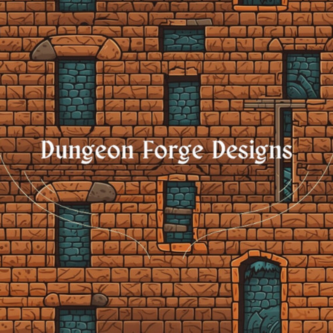 Dungeon Digital Print Patterns, Dungeon, Pattern, Fantasy, Download ...