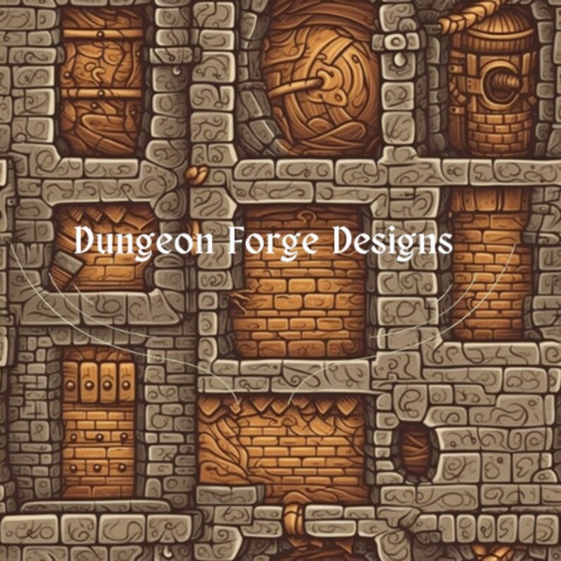 Dungeon Digital Print Patterns, Dungeon, Pattern, Fantasy, Download ...