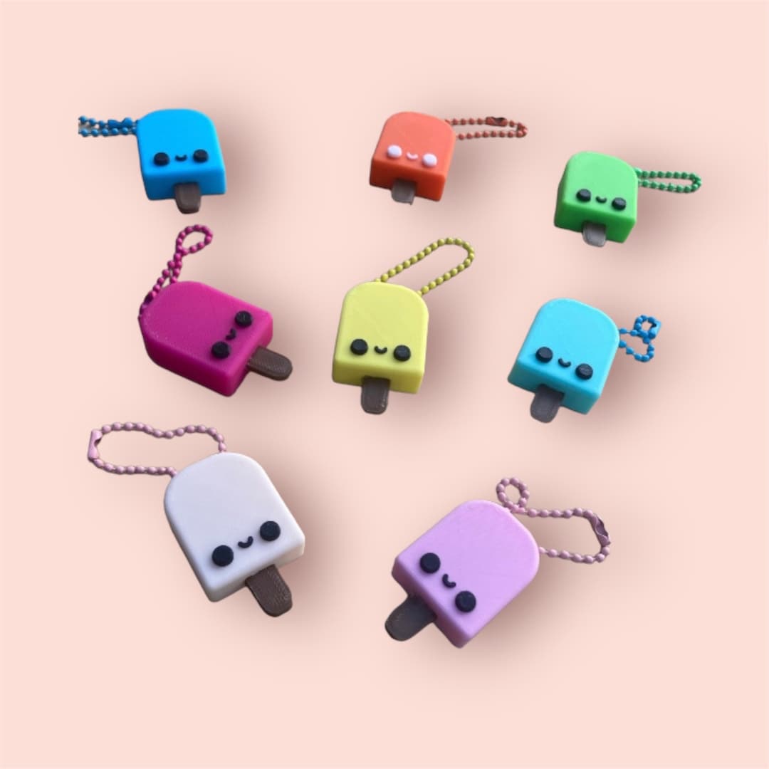 Handmade Sweet Treats Popsicle Keychains - Cute Accessories for Summer ...