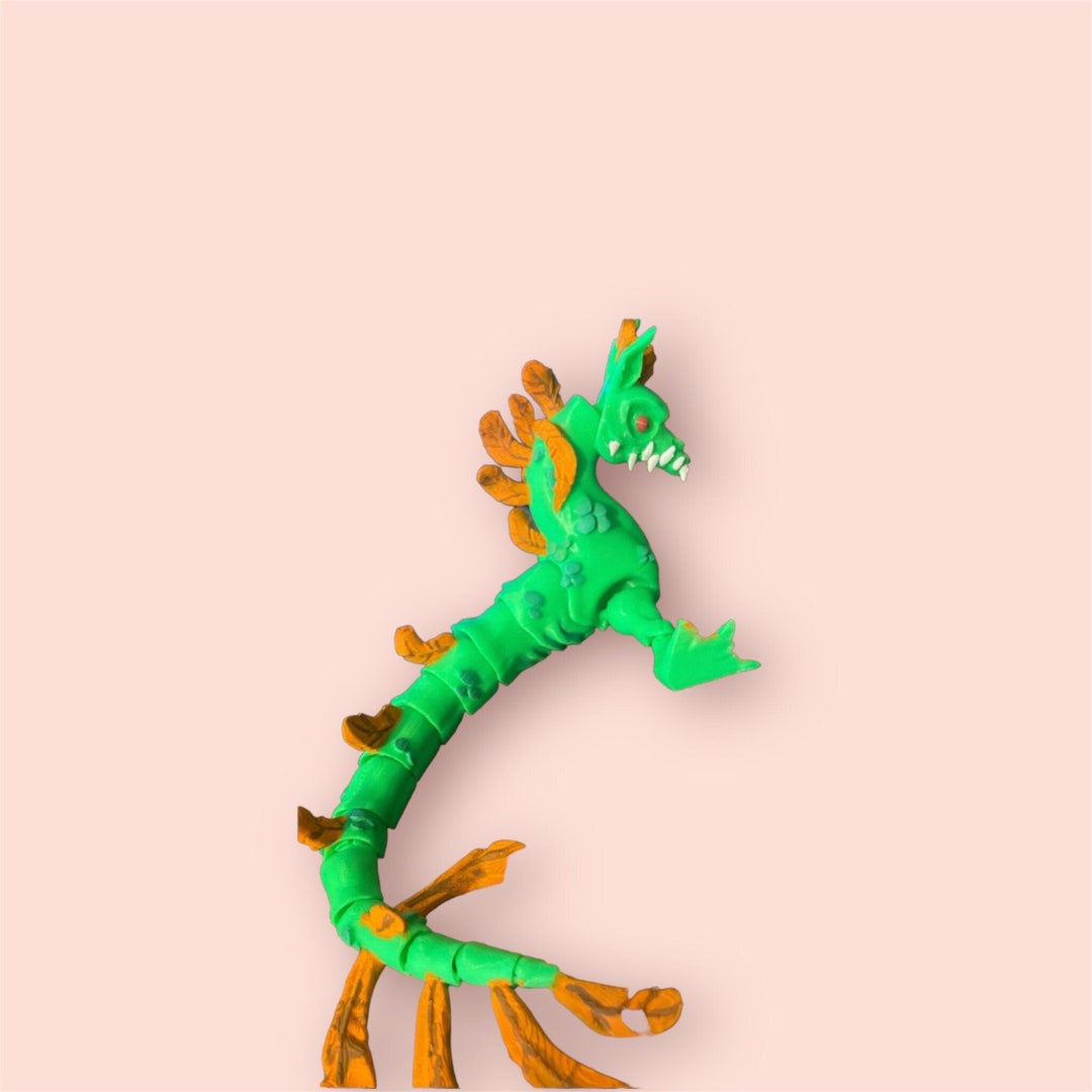 Handcrafted Articulated Flexi Kelpie Cryptid Figurine: Mythical ...