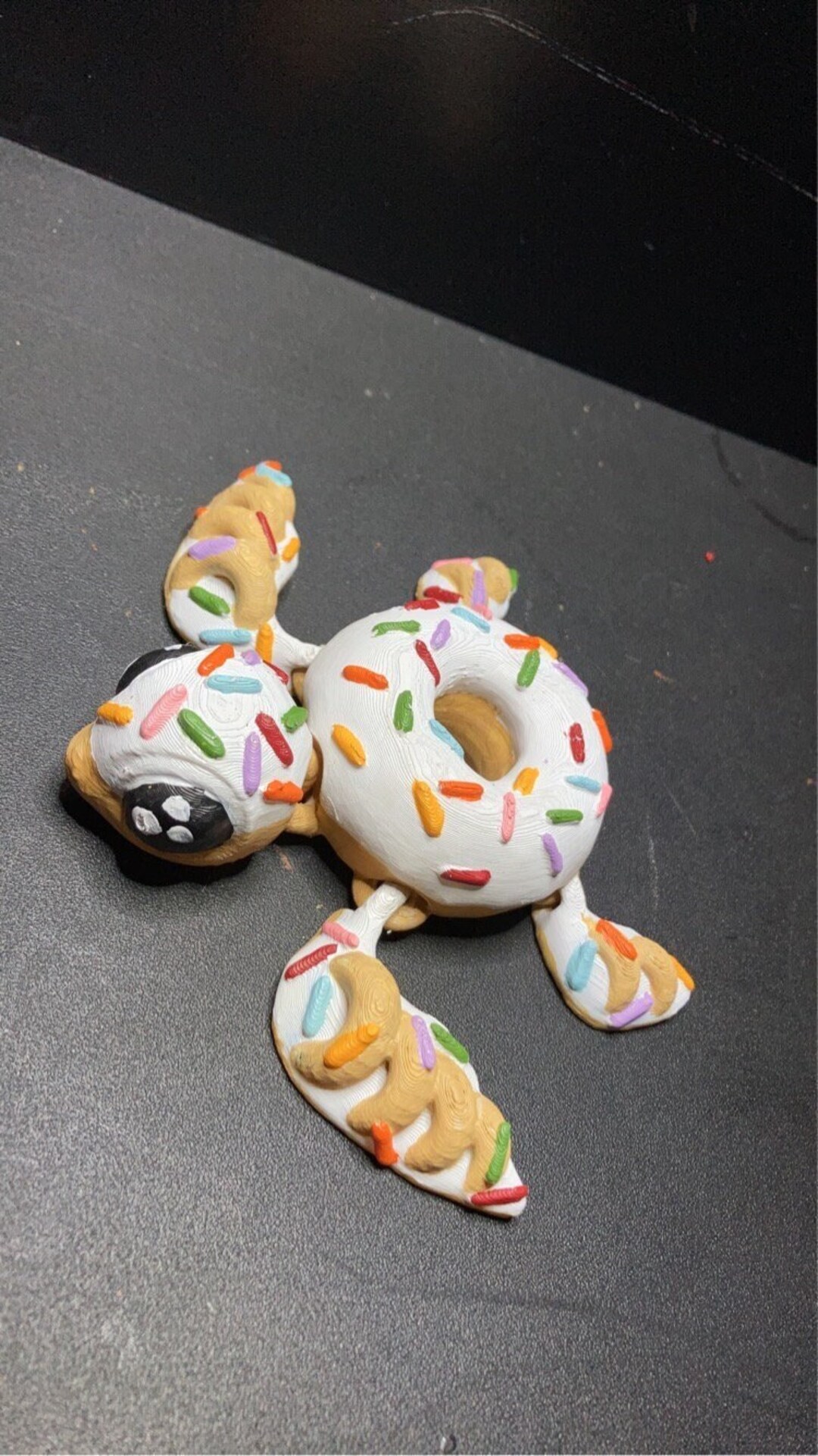 Donurtle Turtle Donut Fidget With Sprinkles - Etsy