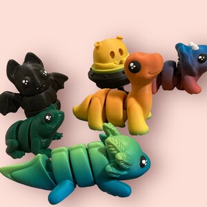 Handmade Jumbo Flexi Fidget Critters - Stress Relief - Etsy