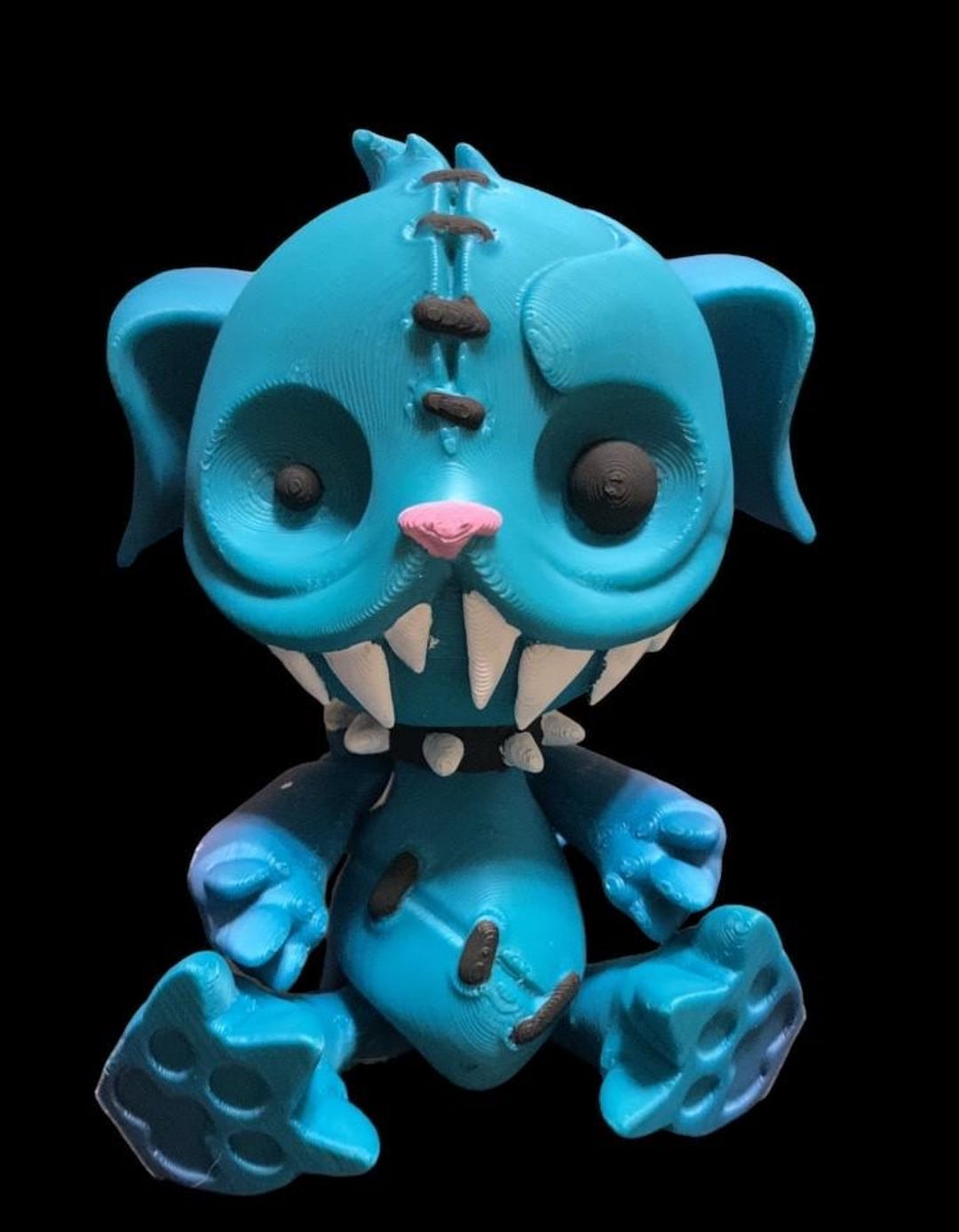 Spooky Hand Painted 3D Printed Creepy Puppy Articulated Flexi Figure - Etsy