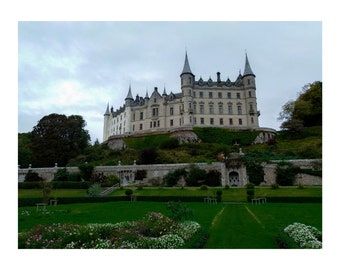 Fairytale Scotland Castle Digital Print, Dunrobin Castle, Printable ...
