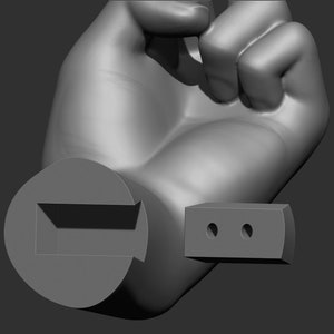 Middle Finger STL Files, Wall Sculpture 3D Printable Model, 3D Print ...