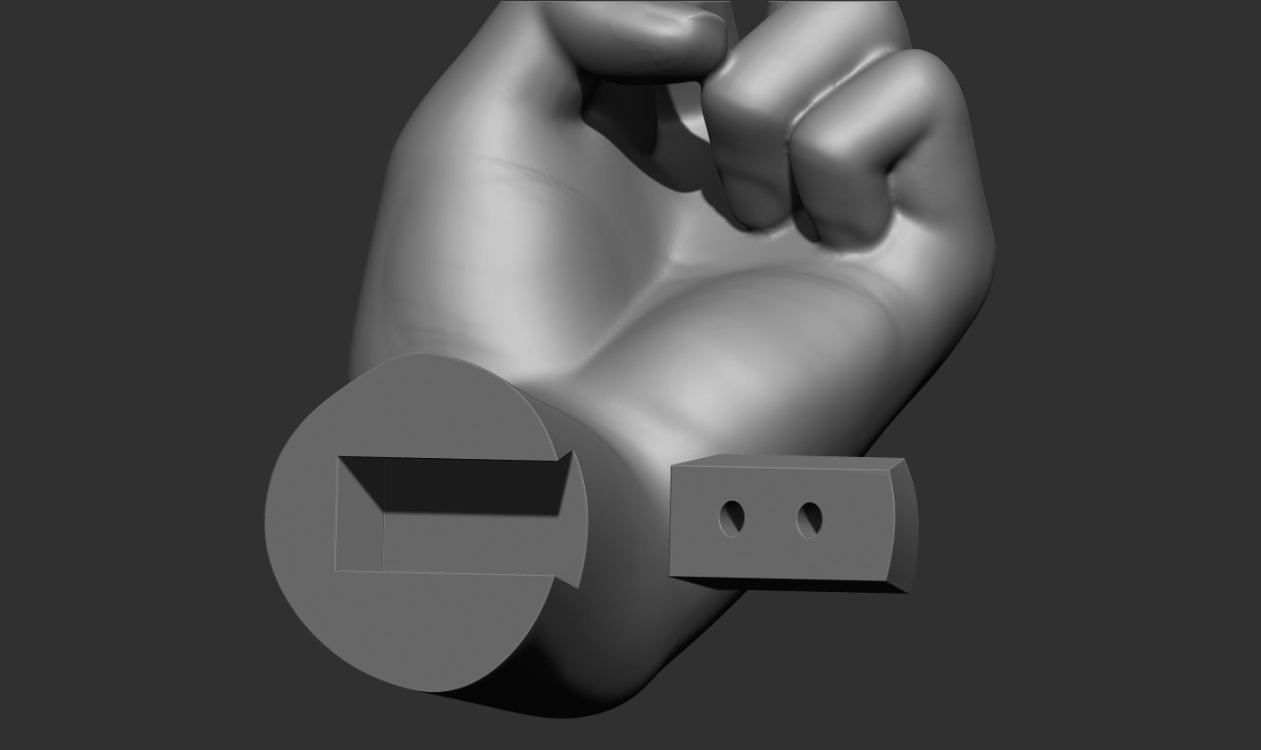 Middle Finger STL Files, Wall Sculpture 3D Printable Model, 3D Print ...