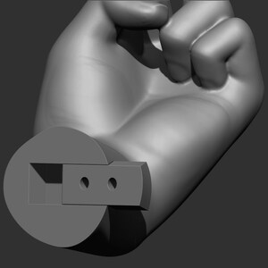 Middle Finger STL Files, Wall Sculpture 3D Printable Model, 3D Print ...