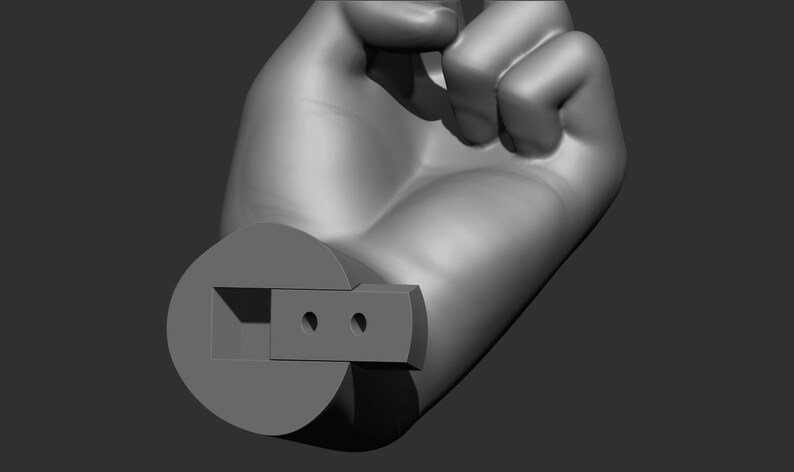 Middle Finger STL Files, Wall Sculpture 3D Printable Model, 3D Print ...