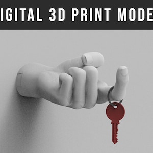 Hand Sculptures SET OF 4 STL Files, 3D Print File, Wall Decor Stl Files ...