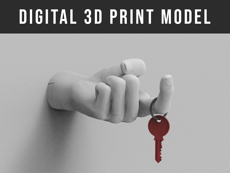 Hand Sculptures SET OF 4 STL Files, 3D Print File, Wall Decor Stl Files ...