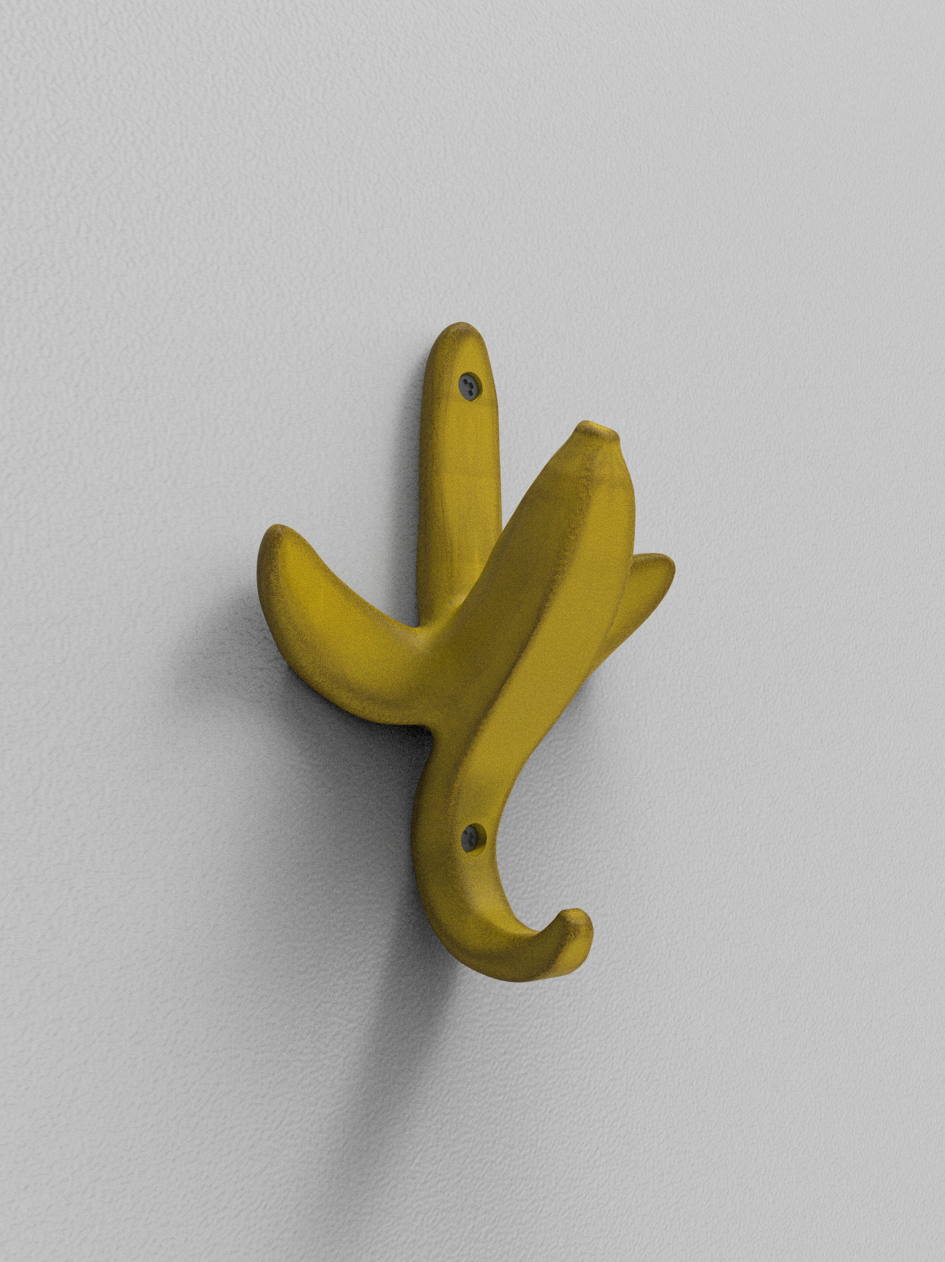 Banana Wall Hook, 3D PRINT STL FILES | Home Decor Gift | Coat Hanger ...