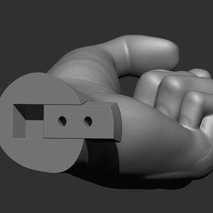 Key Holder STL File, Hand Sculpture 3D Printable Model, 3D Print File ...