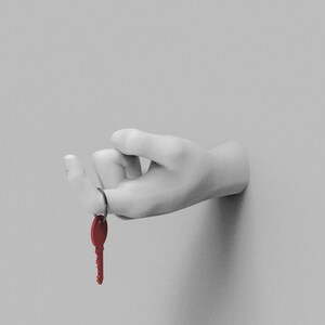 Hand Sculpture SET STL Files, Wall Decor 3D Model, Key Holder STL Files ...