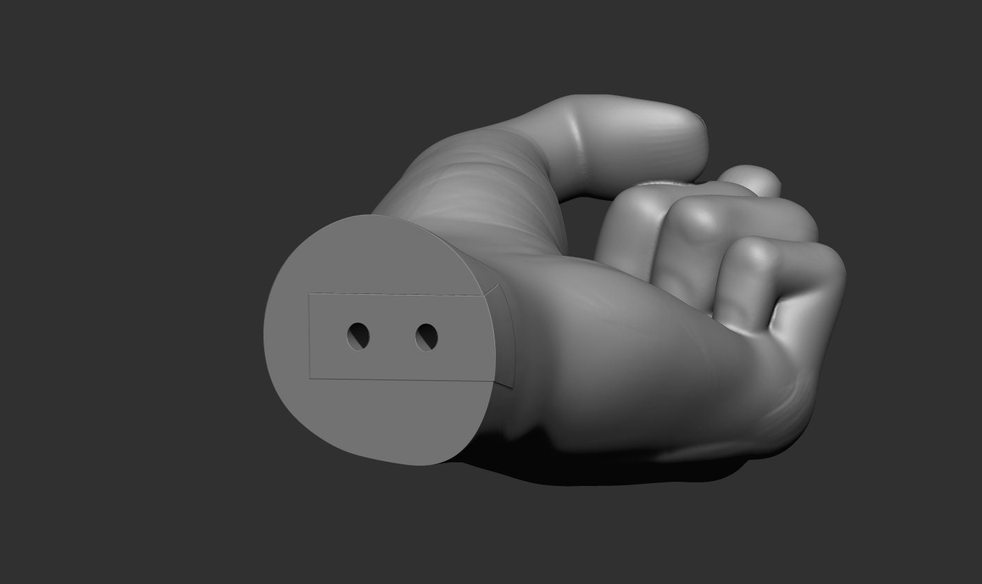 Hand Sculpture SET STL Files, Wall Decor 3D Model, Key Holder STL Files ...