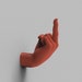 Middle Finger STL Files, Wall Sculpture 3D Printable Model, 3D Print ...