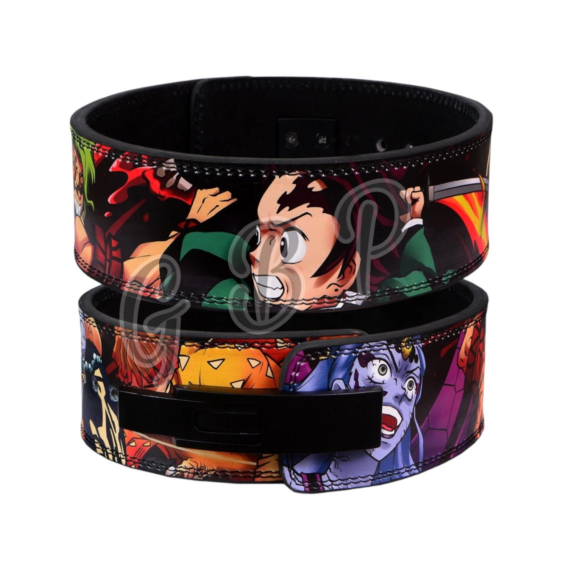 Powerlifting Anime Belt Nubuck Leather Belt 4 Wide Heavy - Etsy UK