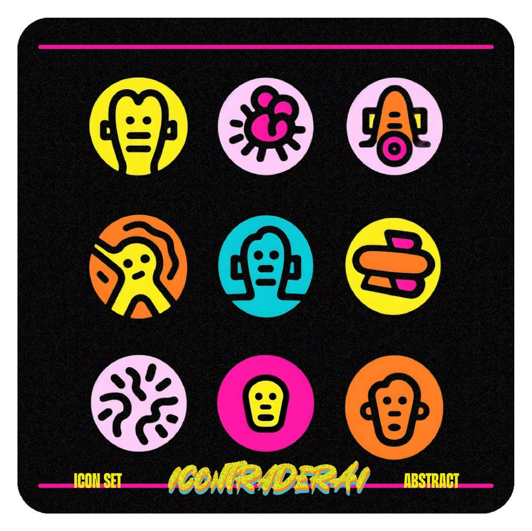 Rad Icon Set 01 - Etsy