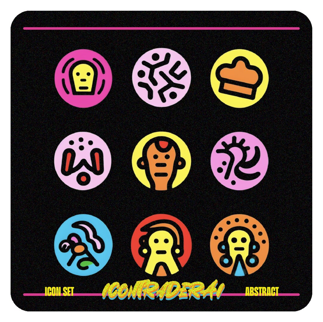 Rad Icon Set 02 - Etsy