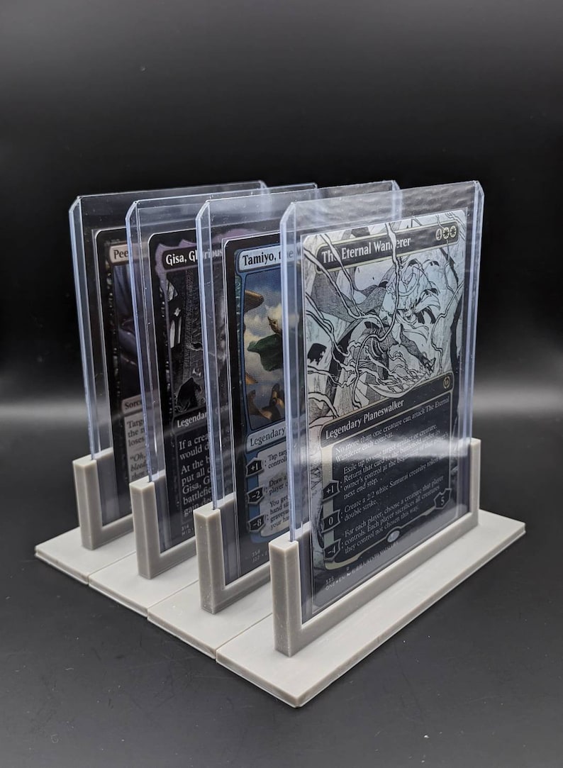 Card Display Stand for Toploader Sleeves (1, 3, and 5 Packs) - Etsy