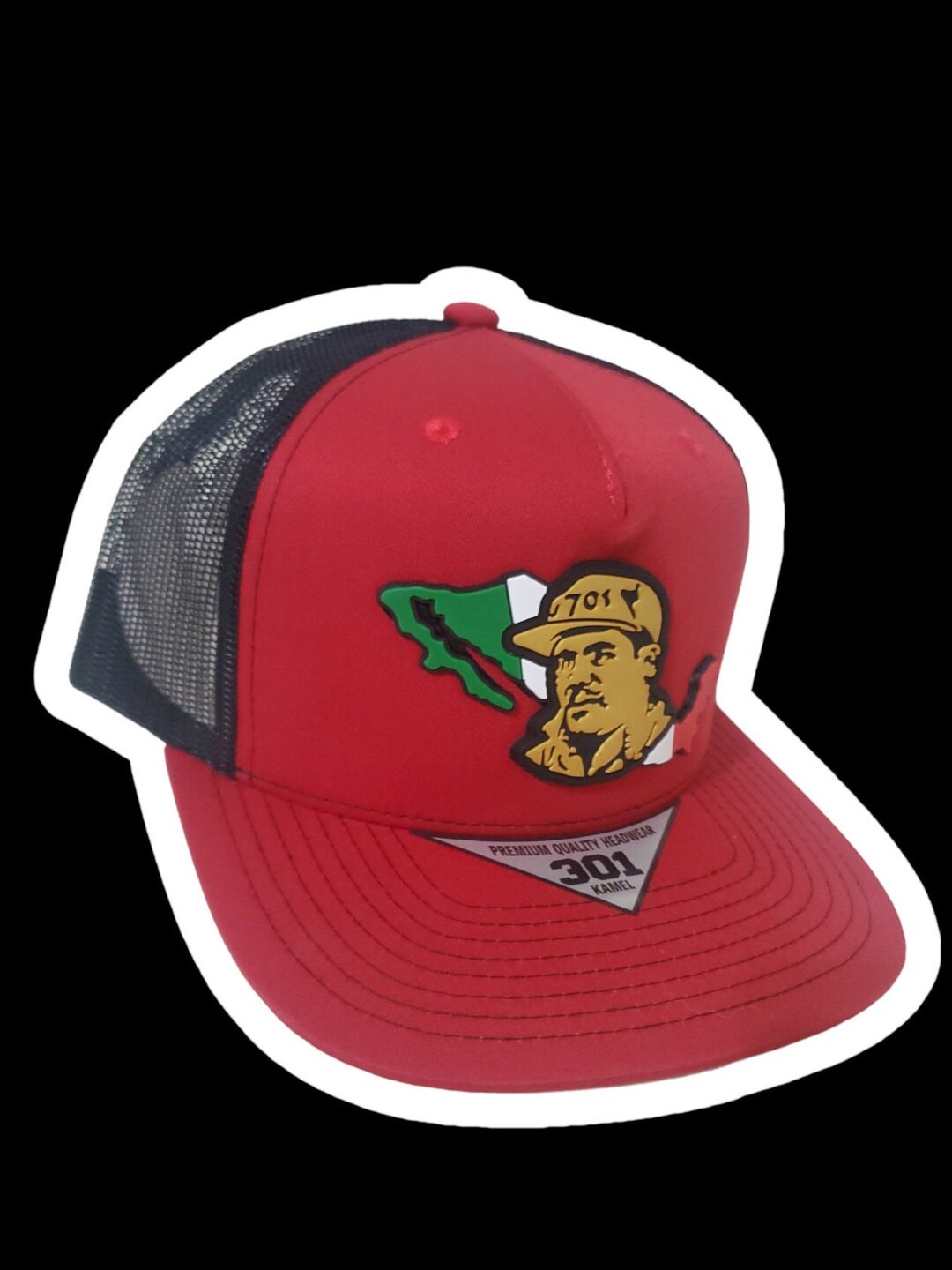 CHAPO 701 Red Mexico Cap , Red SNAPBACK Hat Mexico Sinaloa Style Cap - Etsy