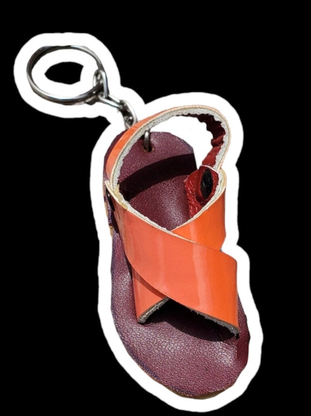 Artesania Mexican Handmade KEYCHAIN KEYCHAIN HUARACHE Tierra Caliente ...
