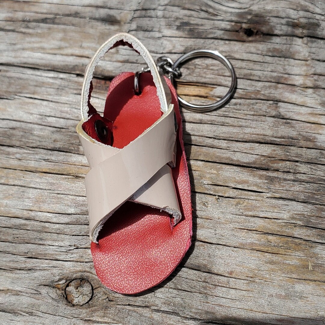 Artesania Mexican Handmade KEYCHAIN KEYCHAIN HUARACHE Tierra Caliente ...