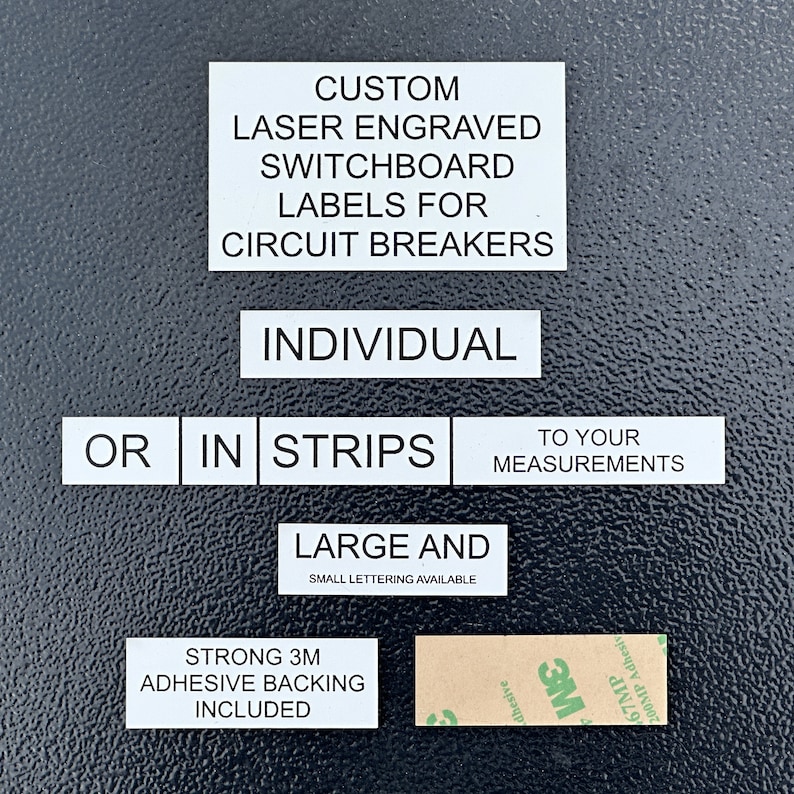 Custom Switchboard, Powerpoint, CB Labels - Laser Engraved Traffolyte ...