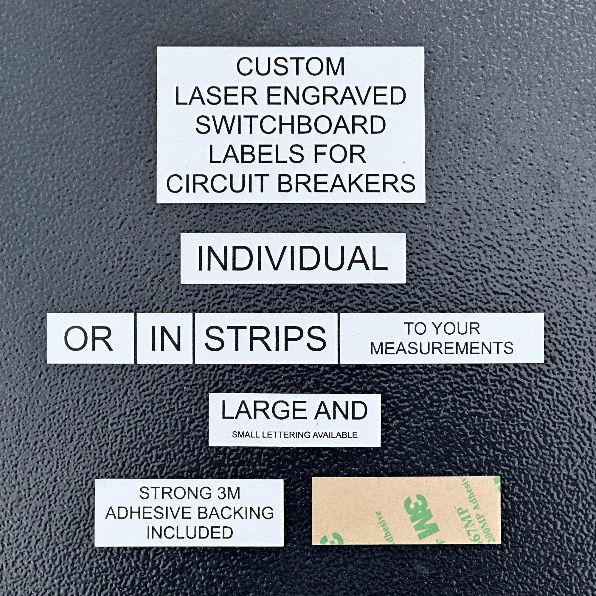 Custom Switchboard, Powerpoint, CB Labels - Laser Engraved Traffolyte ...