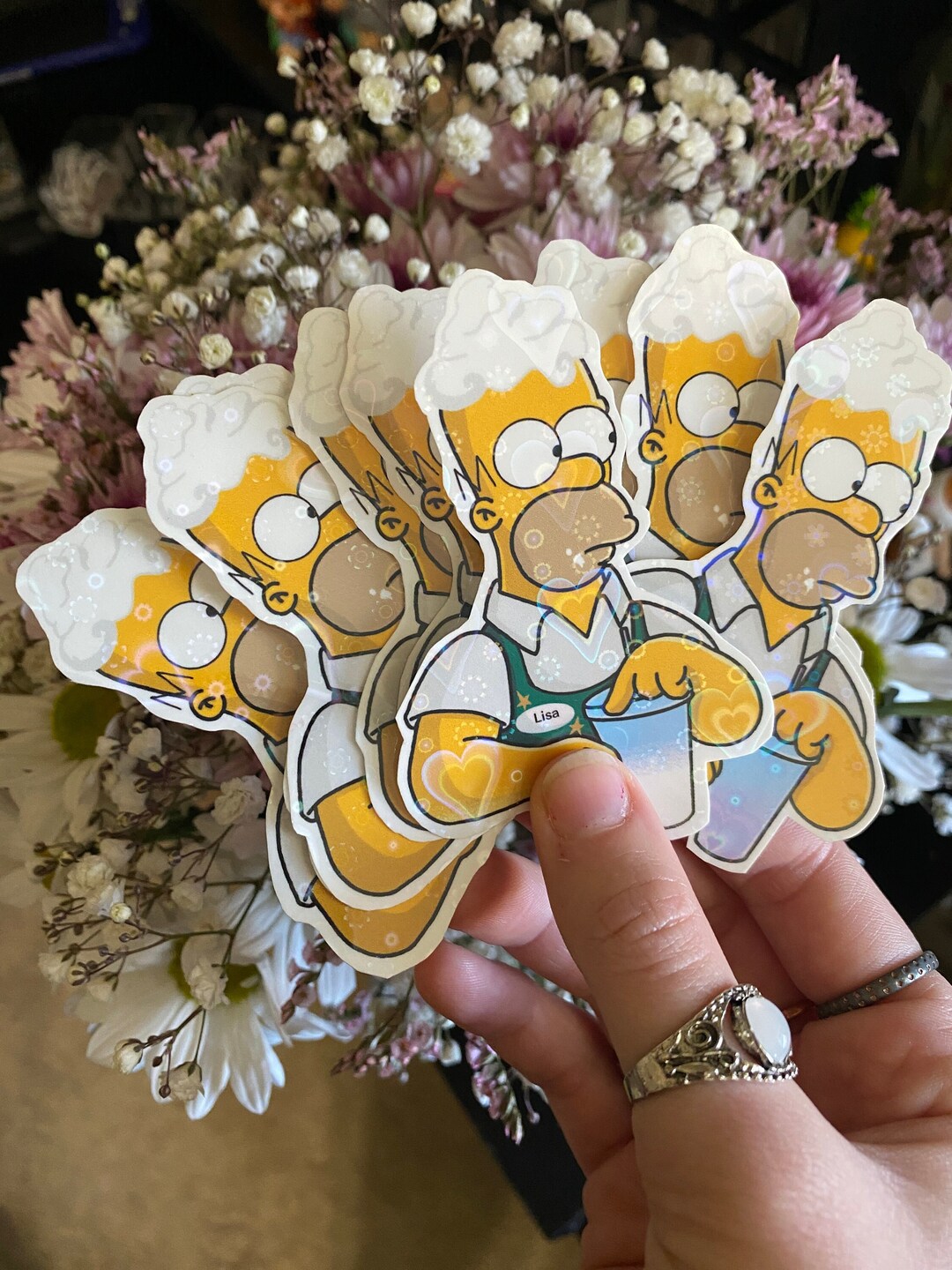 Barista "lisa" Simpson Sticker - Etsy