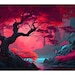 Japanese Maple Tree Print: Modern Home Wall Decor (digital Download) - Etsy