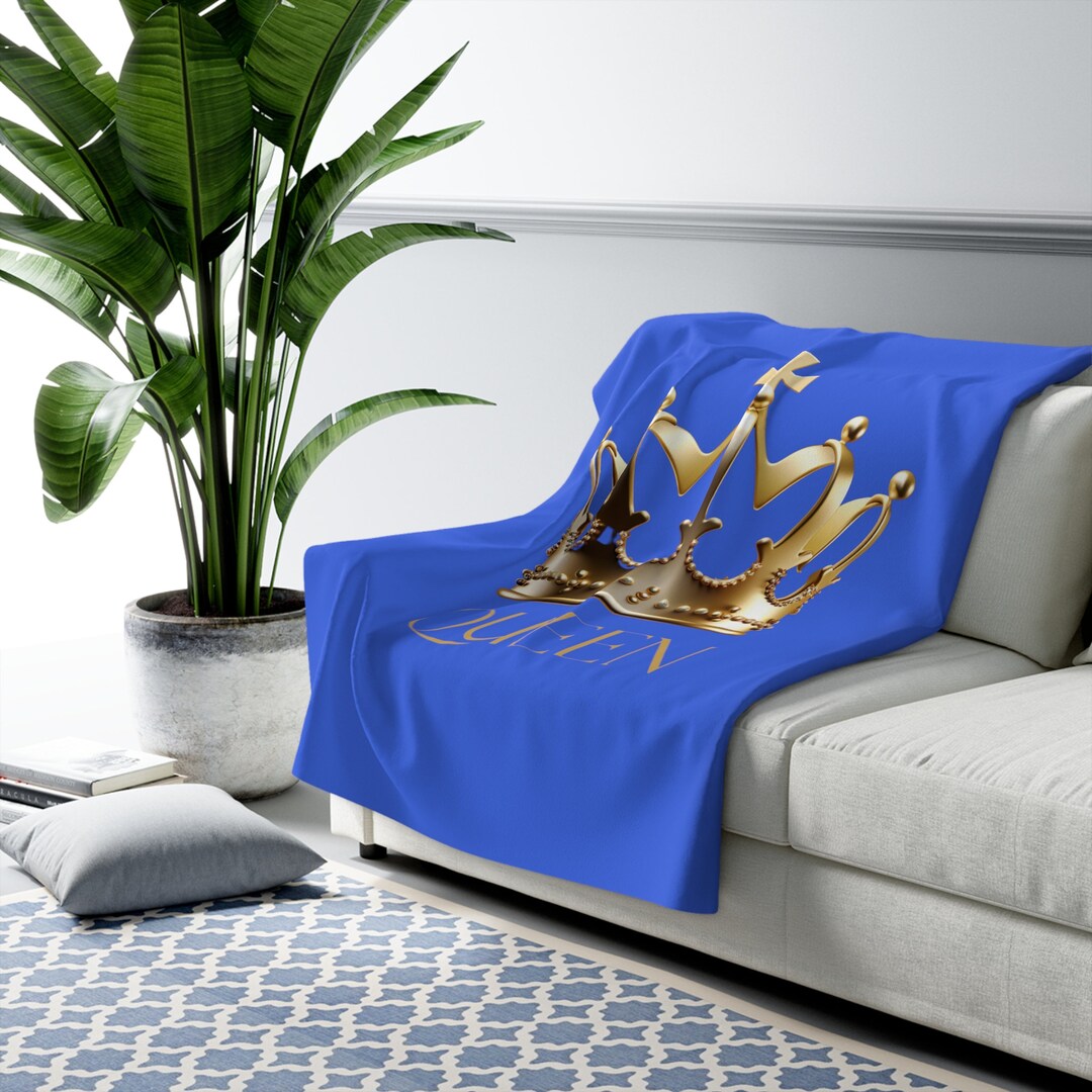Royal Blue Fleece Blanket, Throw Blanket, Throw Blanket for Bed ...