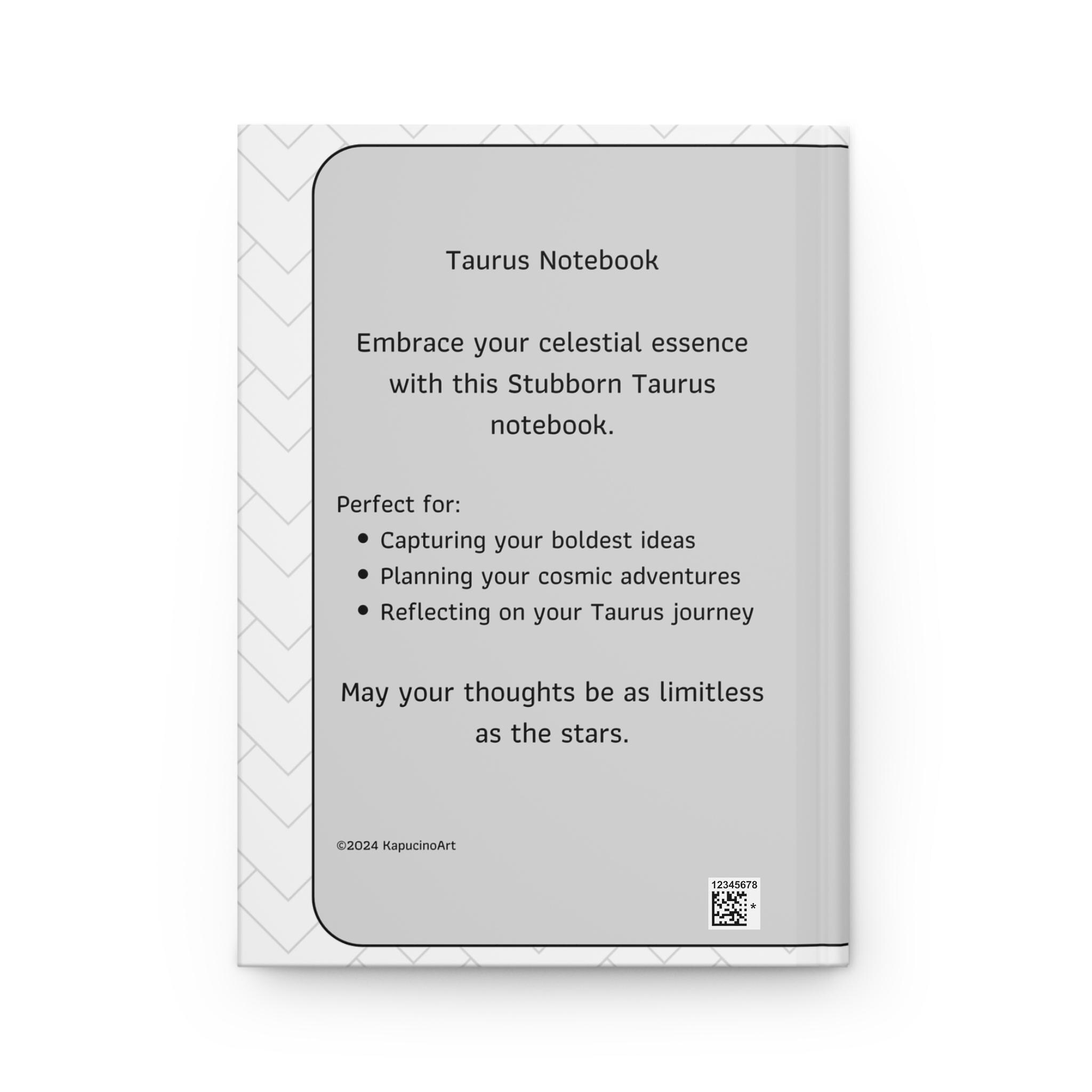 Taurus Notebook - "thoughts of a Stubborn Taurus" | Astrology Journal ...