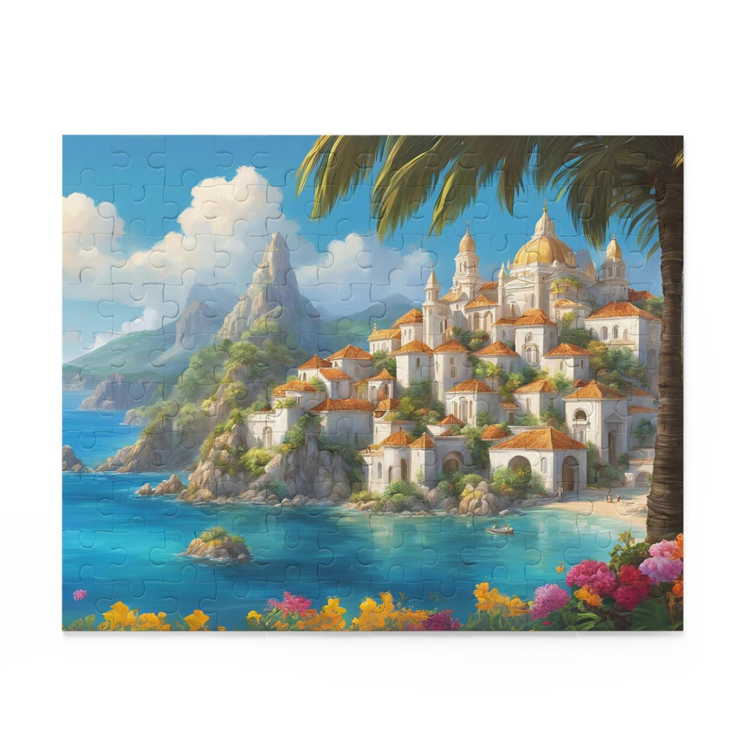 Discover Adriata's Splendor: ACOTAR Summer Court Jigsaw Puzzle Fantasy ...