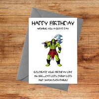 Super Mario Birthday Card Gamer Birthday Card Printable Birthday Card ...