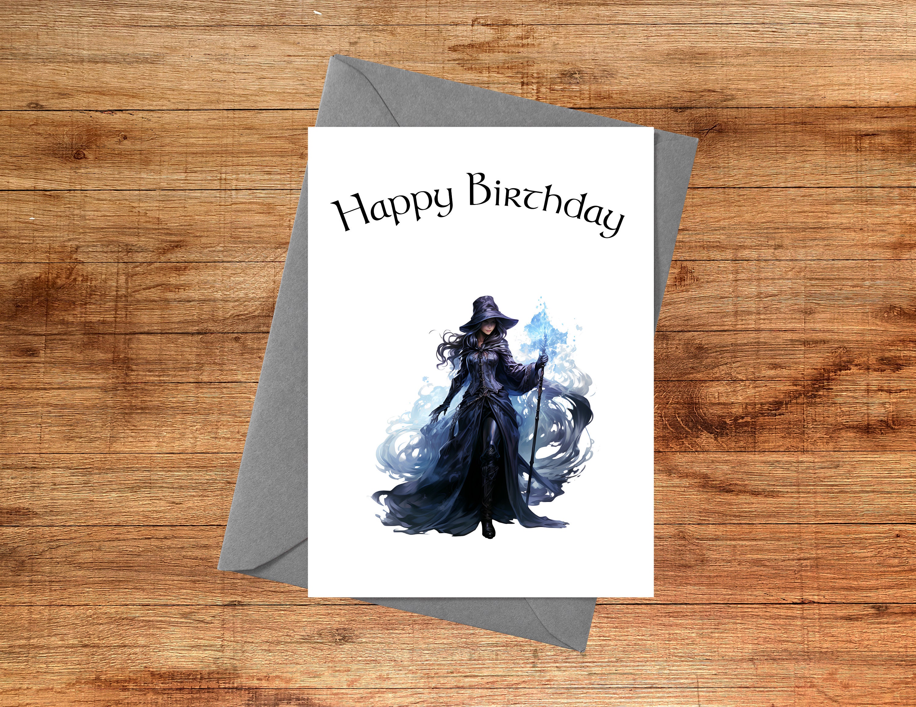 Mage Birthday Card Dungeons and Dragons Birthday Card - Etsy