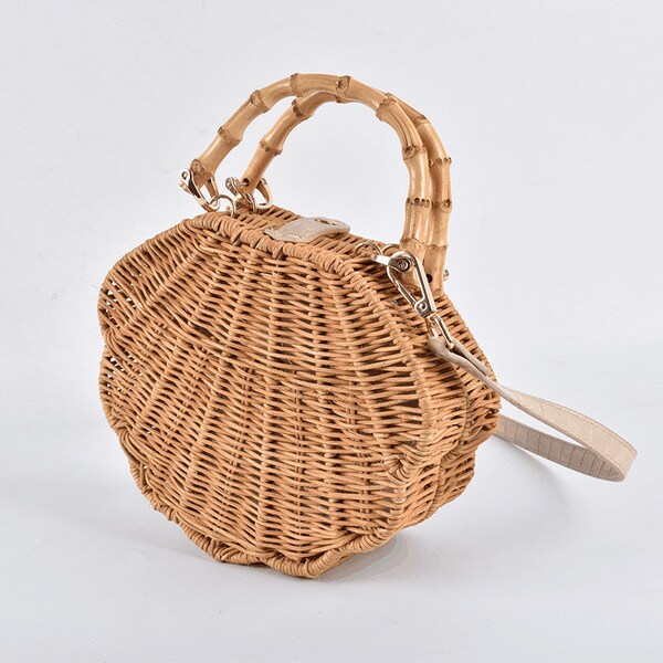 Shell Rattan Bag - Etsy