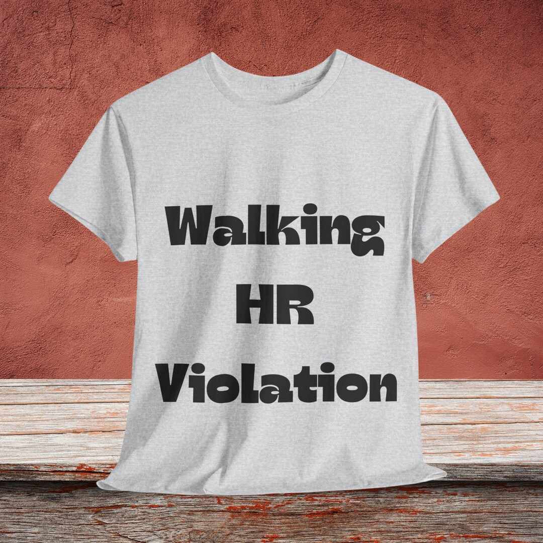 Funny Office Gift, Funny Work Shirt, Gift for Coworker, Walking HR ...