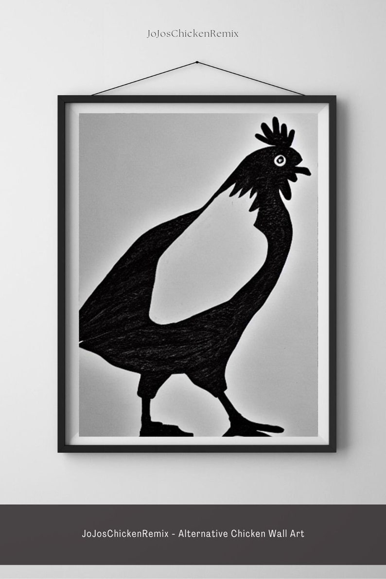 Abstract Chicken Wall Art - Etsy