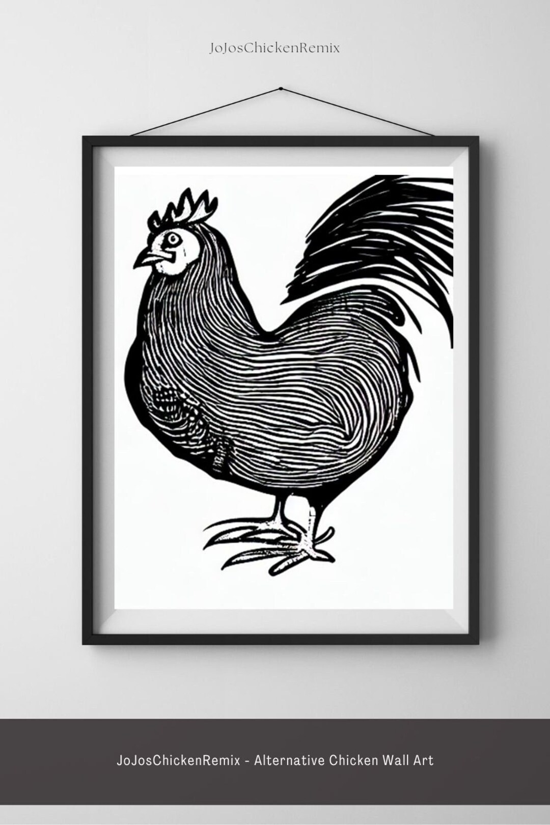 Abstract Chicken Wall Art - Etsy