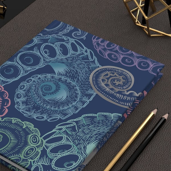 Octopus Notebook - Etsy