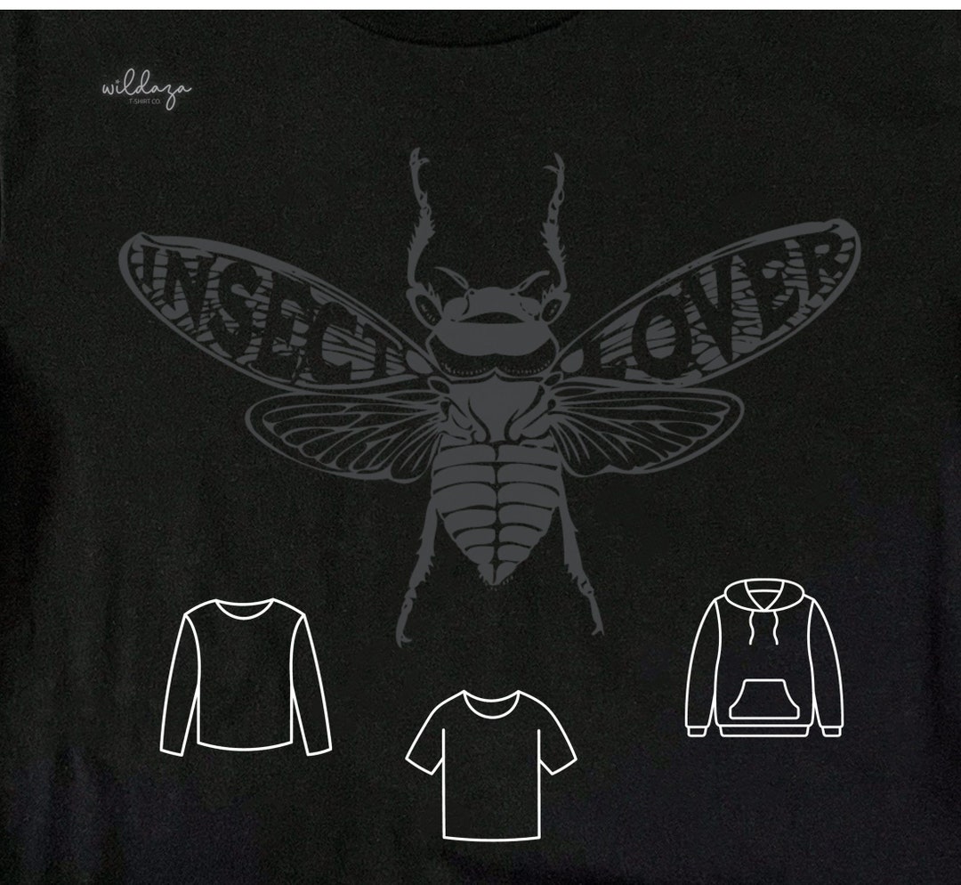 Insect Lover Vintage Bee for Insect Lovers Grey on Black - Etsy