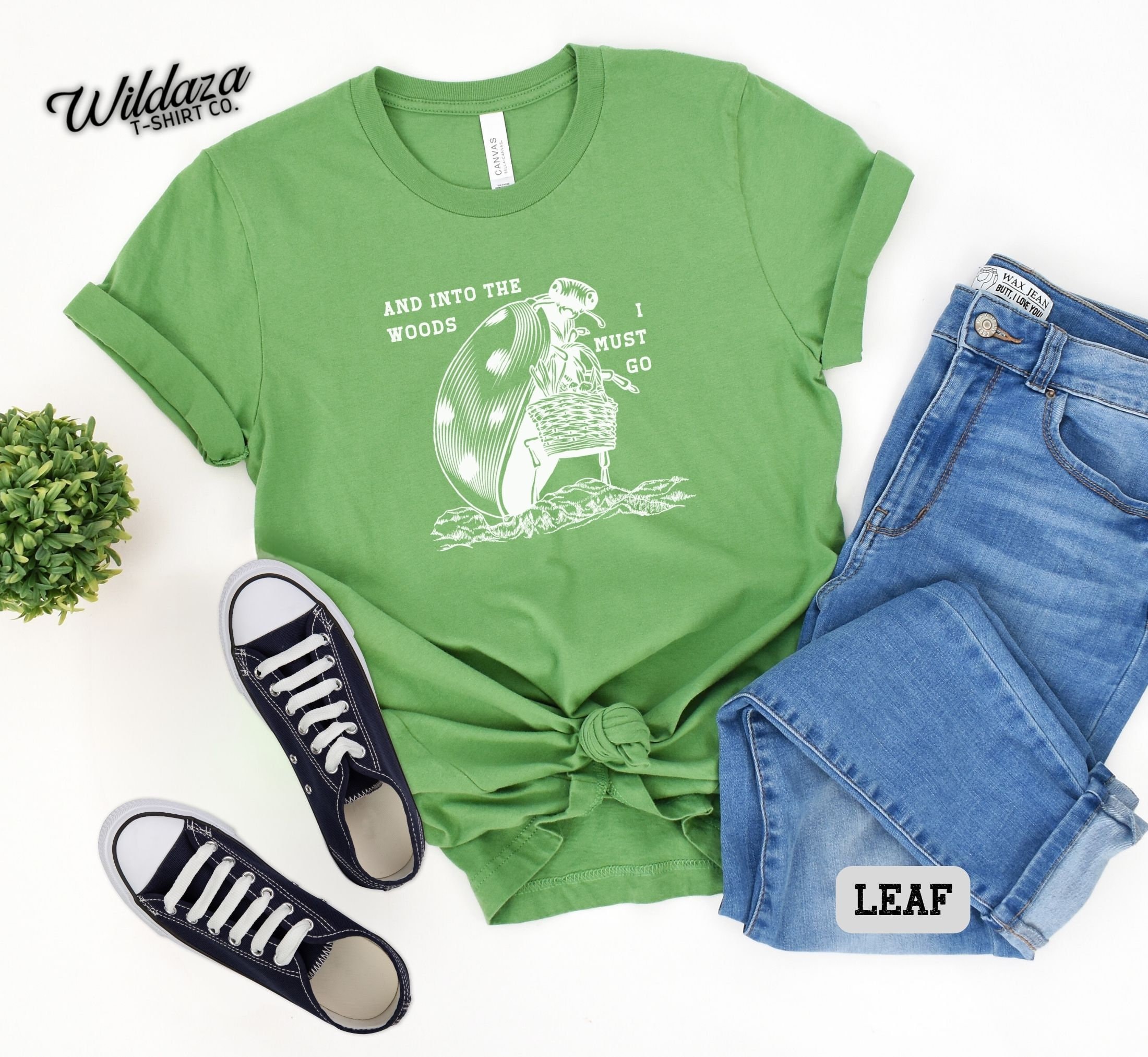 Into the Woods I Must Go Giant Ladybug T-shirt for Ladybug Lover ...