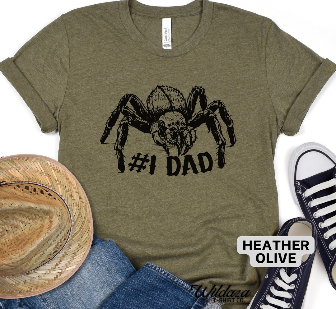 Number 1 Dad Tarantula T-shirt, Entomology Enthusiast Gifts, Gift for ...