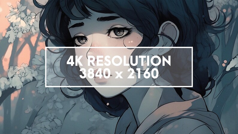 Sad Anime Girl digital Art 4K Wallpaper Download - Etsy Ireland