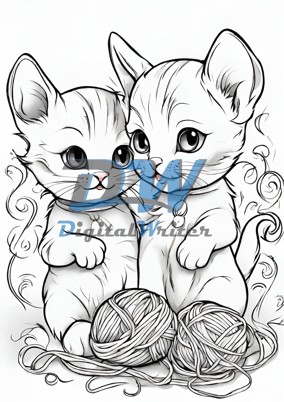 30 Pages Easy Level Coloring Pages for Kids. DW Children - Etsy