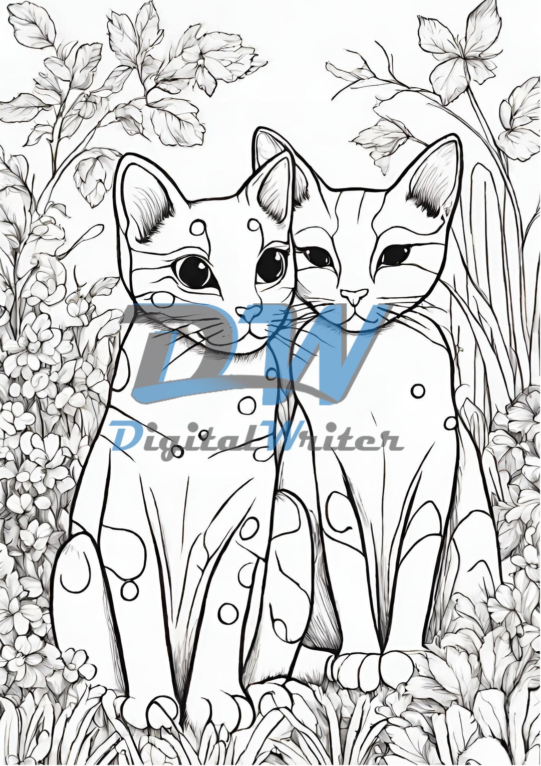 30 Pages Intermediate Level Coloring Pages for Kids. DW - Etsy