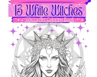 wicca coloring book