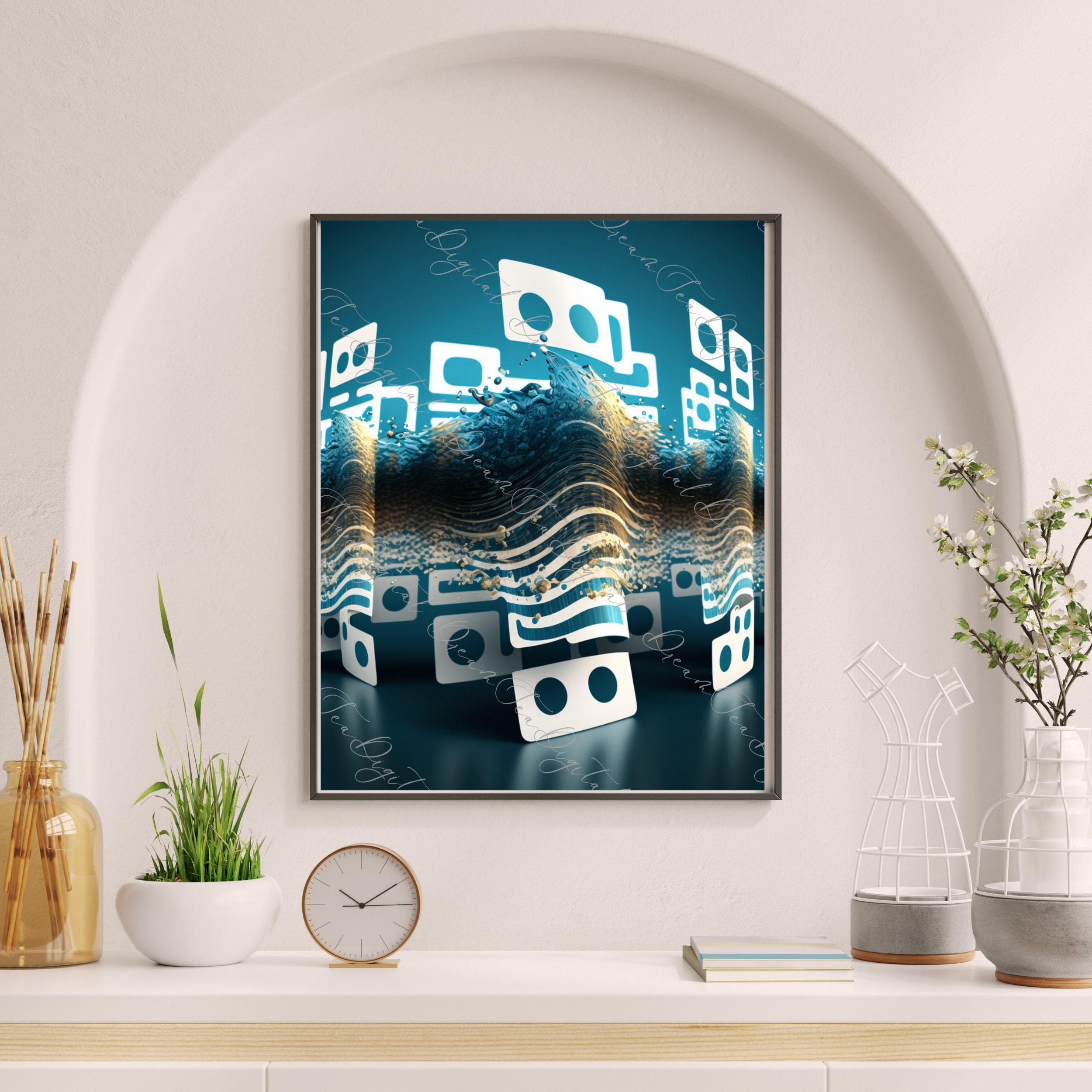 Soundwave QR Code Midjourney Sound Wave Soundwave Art Angel Numberangel ...