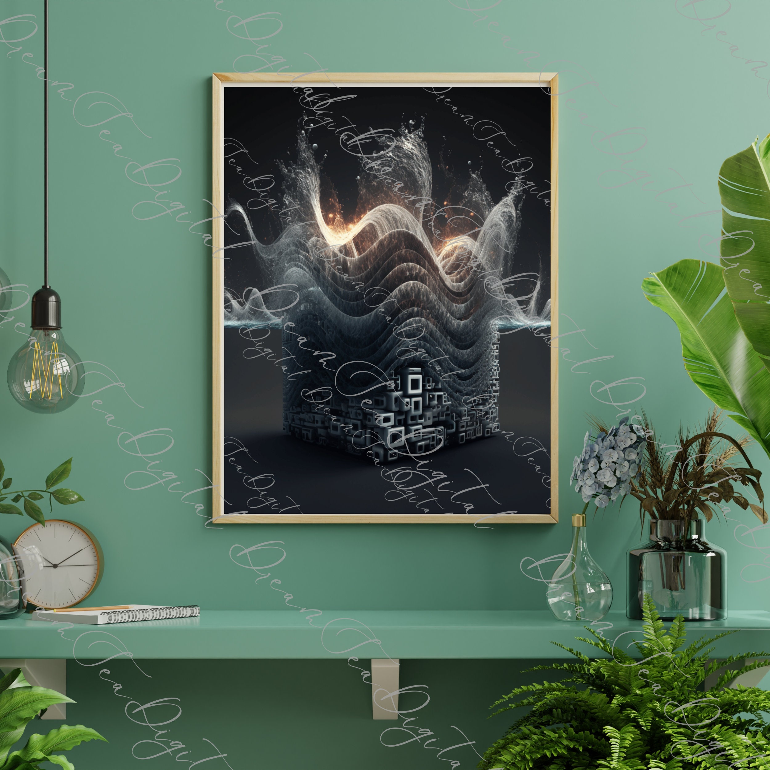 Soundwave QR Code Midjourney Sound Wave Soundwave Art Angel Numberangel ...